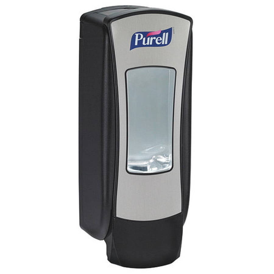 PURELL ADX-12 Dispenser, 1,200 mL, 4.5 x 4 x 11.25, Chrome/Black ...
