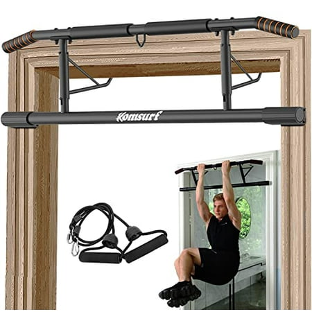 KOMSURF Pull up Bar Doorway, Door Pullup Chin up Bar Home, Multifunctional Portable Dip bar ...