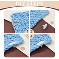 120Pcs 6 Styles Plastic Safety Craft Eyes for Making with Spacer Oval ...