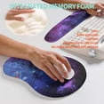 WEIFEI-2-in-1 Ergonomic Set, Wave Rise Keyboard Wrist Rest and Massage ...
