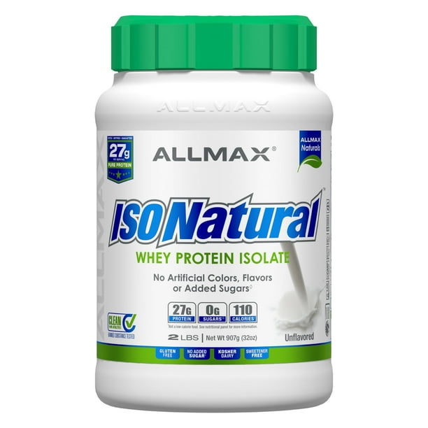 Proteína de suero aislada ALLMAX Nutrition ISONATURAL 908 g | Bodega ...