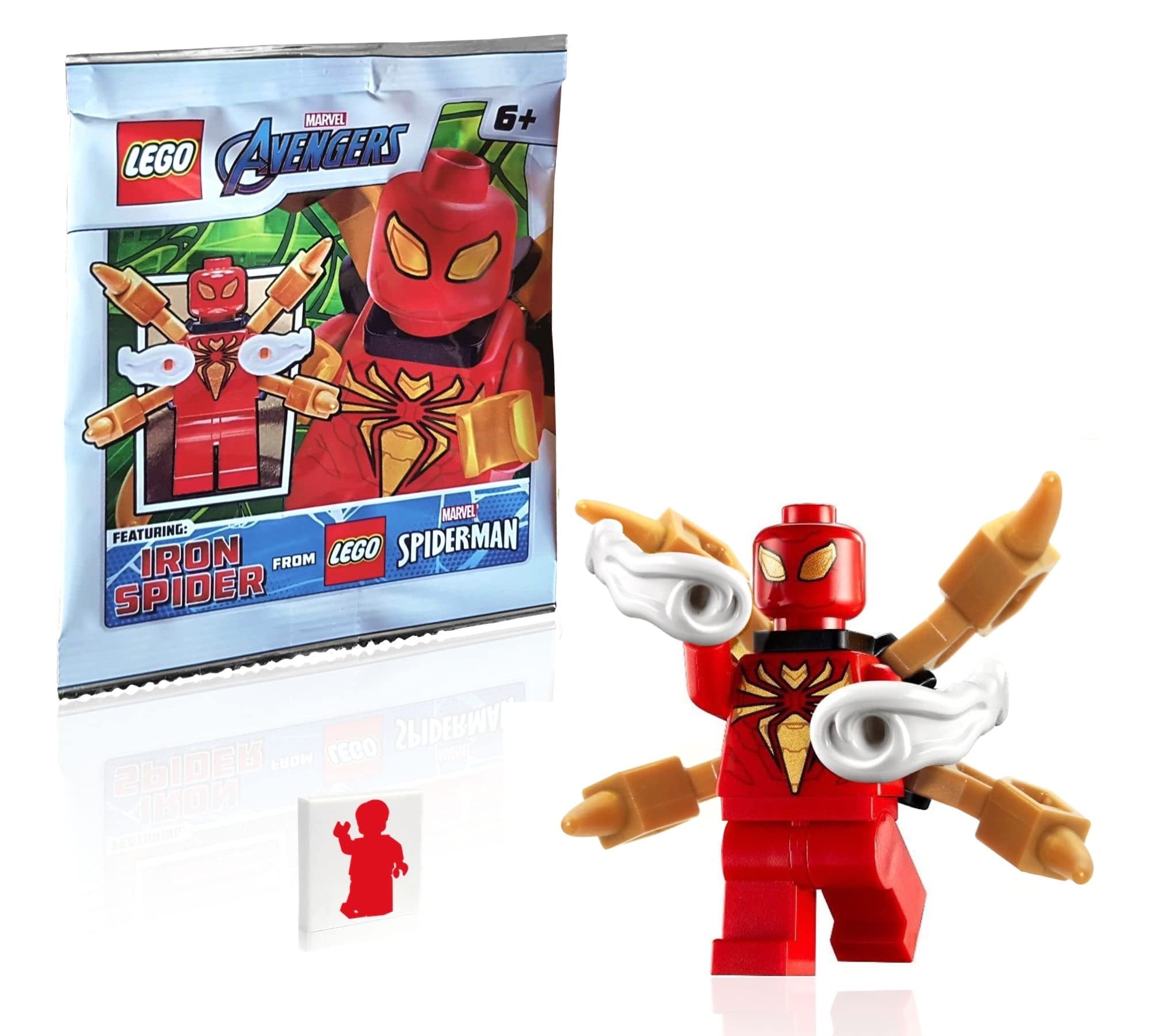 LEGO Marvel Super Heroes Spider-Man Minifigure - Iron Spider Armor ...