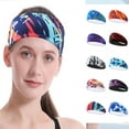 Summer Colorful Sports Hair Band Female Anti Absorption Sweat Non Slip