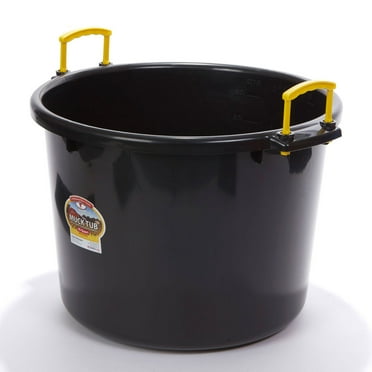 Little Giant Extra Large 70 Quart Plastic Rope Handled Green Muck Tub ...