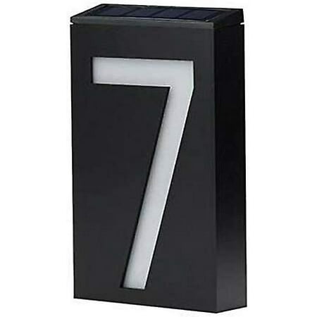 Solar Outdoor House Number Lights Rechargeable Led Garden Lights Wall ...