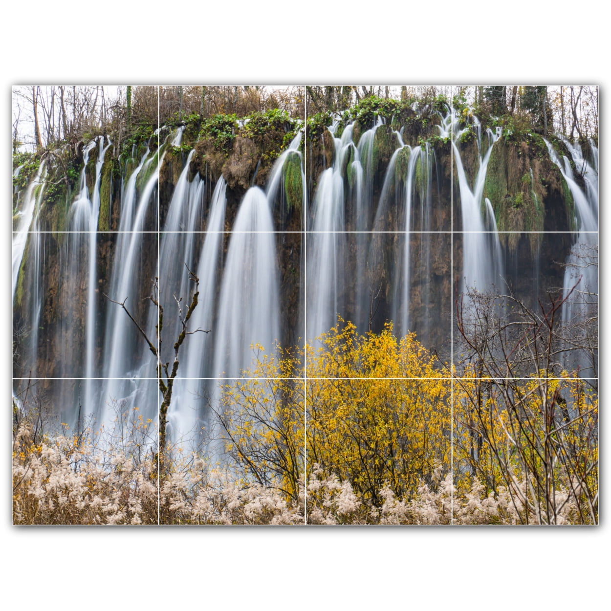 Picture-Tiles.com: Waterfalls Ceramic Tile Wall Mural WAL501094-43M. 24 ...