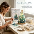 Sea Glass Art Kits Xmas Tree with Shells & Pearls, Diy Mosaic Art for ...