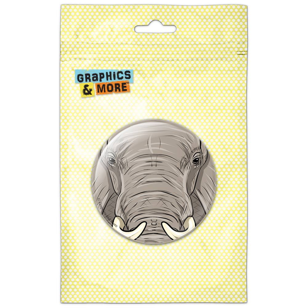 Elephant Face Safari Refrigerator Button Magnet - Walmart.com