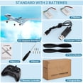 RC Plane RC Airplane RC Glider Foam Aircraft 3CH Z55 Toy With 2 ...