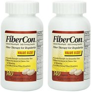 FiberCon Fiber Therapy for Regularity Supplement 140 Caplets - Walmart.com