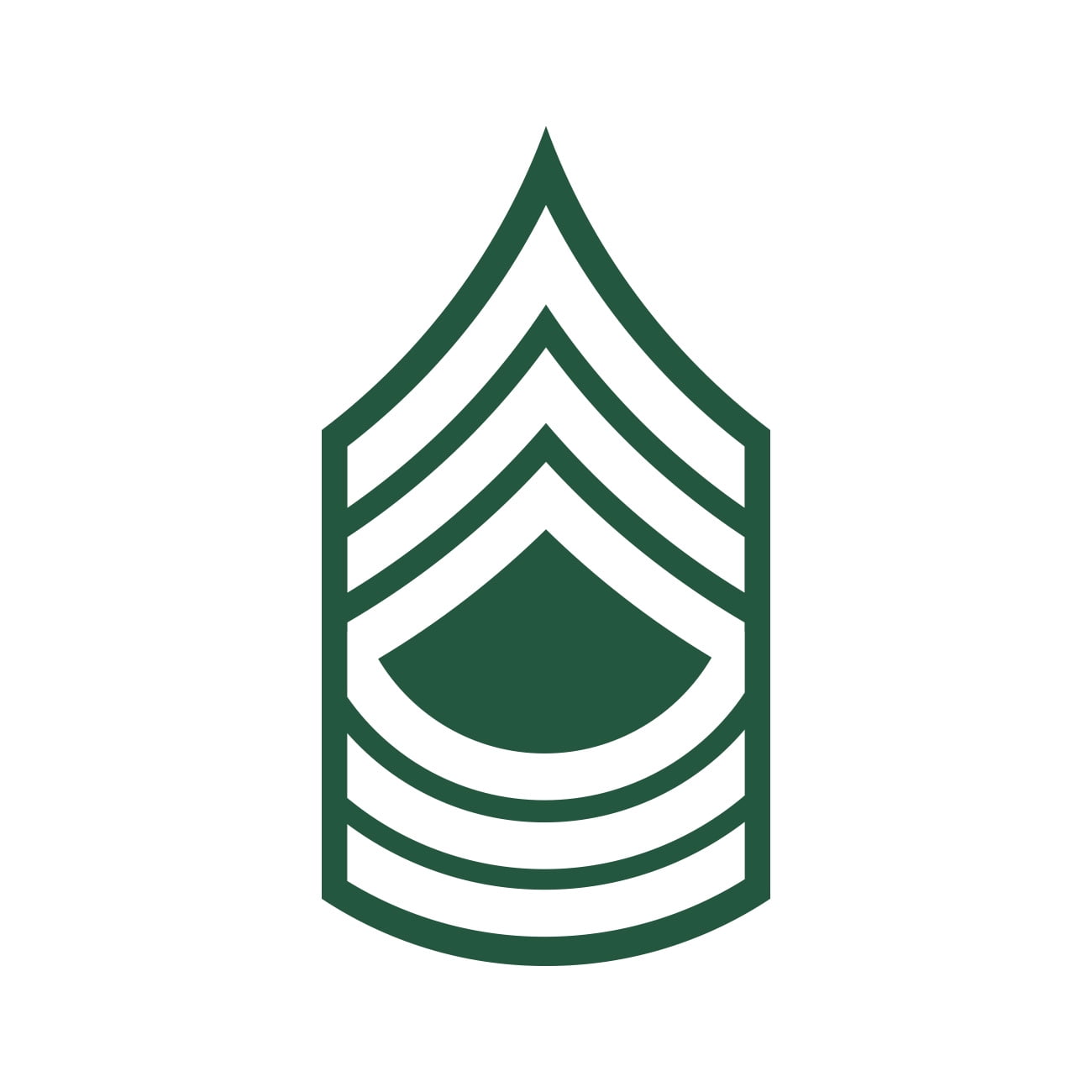 E-8 Master Sergeant Rank Sticker Decal Die Cut - Self Adhesive Vinyl ...