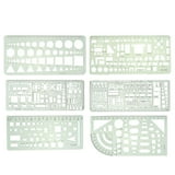 GETAJGHSD 6Pcs Green Plastic Ruler for Fractional Measurement and ...