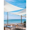 Abstract Graffiti Sun Shade Sail 12'X16' Blue Beige Oil Painting ...
