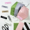 120 Pieces Personalized Sewing Labels Sew on Clothing Handmade ...