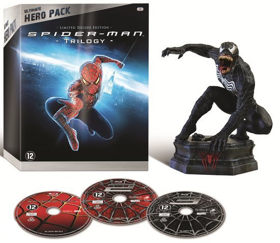 Spider-Man Trilogy with Venom Figurine - Blu-Ray Box Philippines | Ubuy