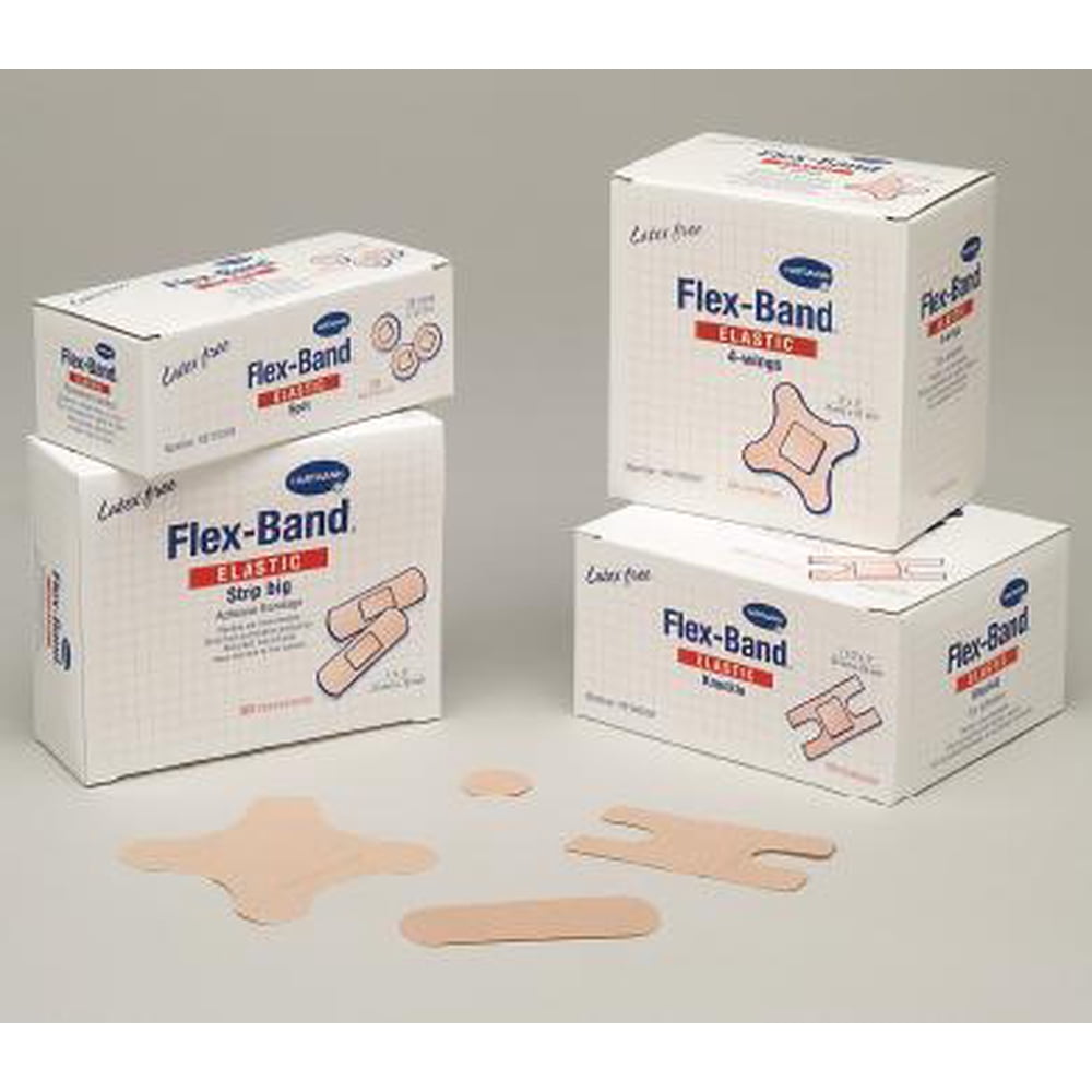 Hartmann Adhesive Strip Flex-Band 1 X 1-1/4 Inch Fabric Oval Tan ...