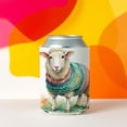 Sheep Wearing A Sweater Watercolor Drink Beer Soda Insulated Sleeve ...