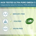 Igennus Vegan Omega-3 Algae Oil, IAOS Certified Pure, 400mg DHA & 200mg ...