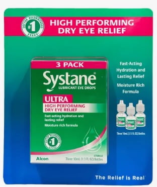 Systane Ultra Lubricant Eye Drops, 3 X 10 Ml Bottles | Walmart en línea