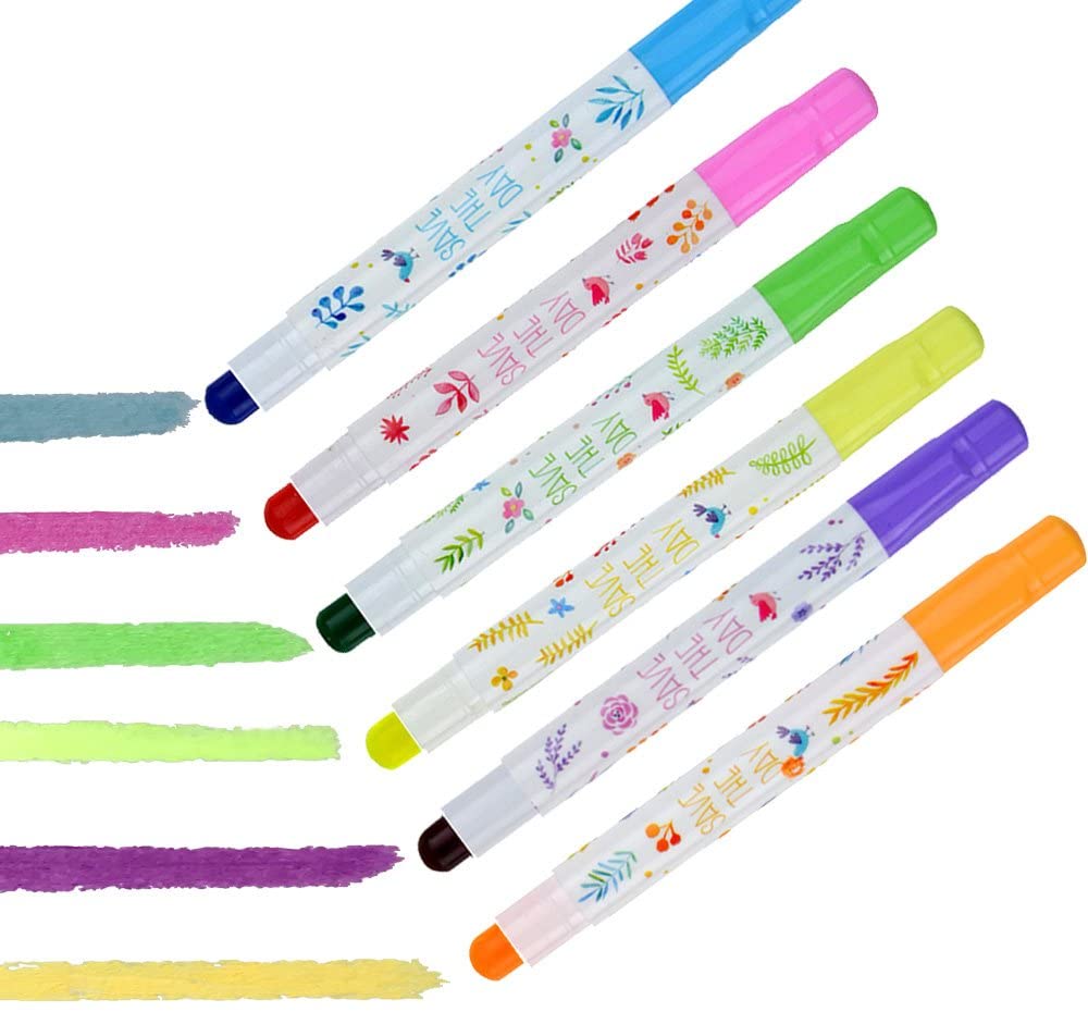 Gel Highlighters Solid Highlighter Stick Cute Cool Novelty Solid Accent ...