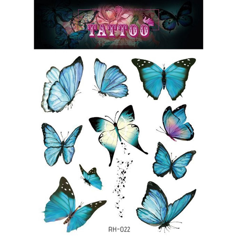 Blue Morpho Butterfly Tattoo