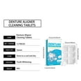 Mineart Denture Cleaning Effervescent Tablets Cleansing Removing Stains ...