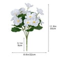 Artificial Handheld Flower Wall Decoration - 30cm Fake Bloom ...
