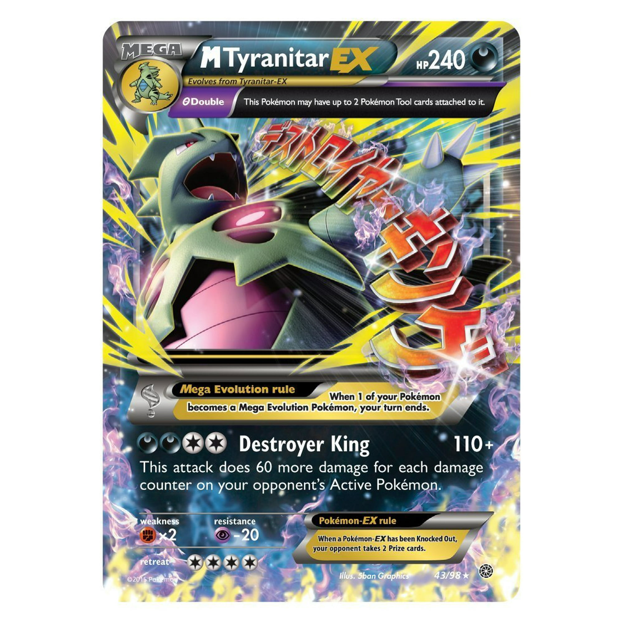 Tyranitar Mega Evolution Card