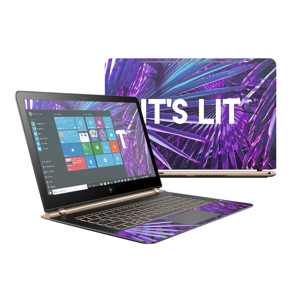 Skin Decal Wrap Compatible With HP Spectre 13" (2016) Its Lit - Walmart.com