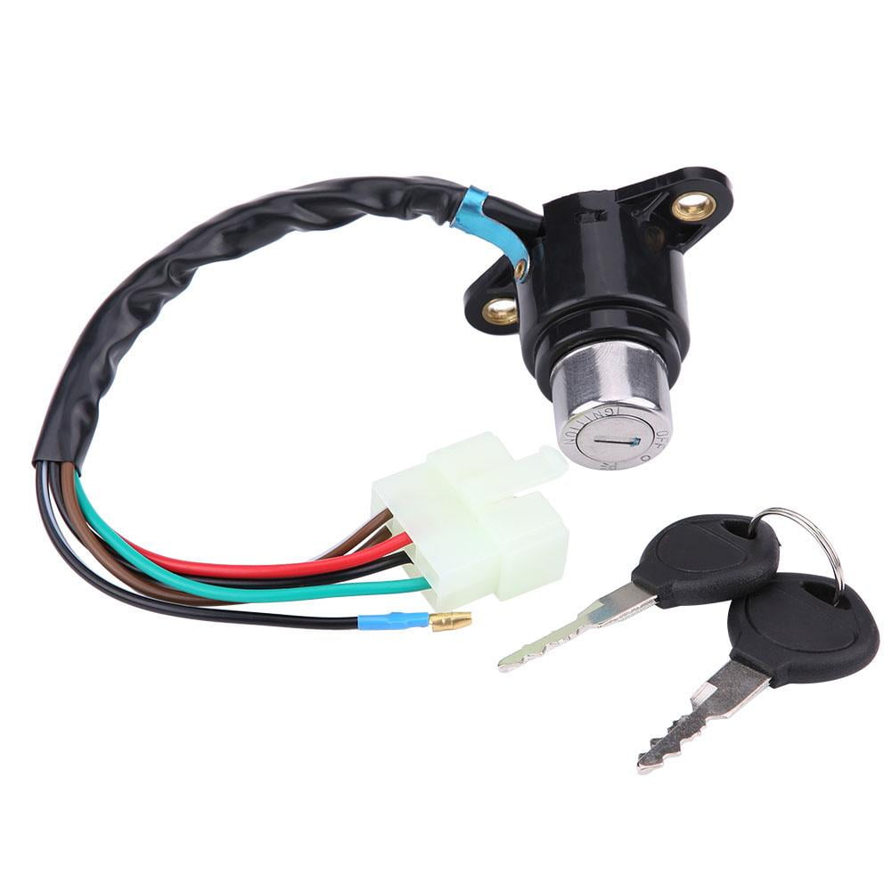 Motorcycle Ignition Key Switch Lock With Unlocked Key Fits For Honda CB ...