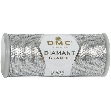 DMC Diamant Metallic Thread 38.2yd-Light Silver - Walmart.com