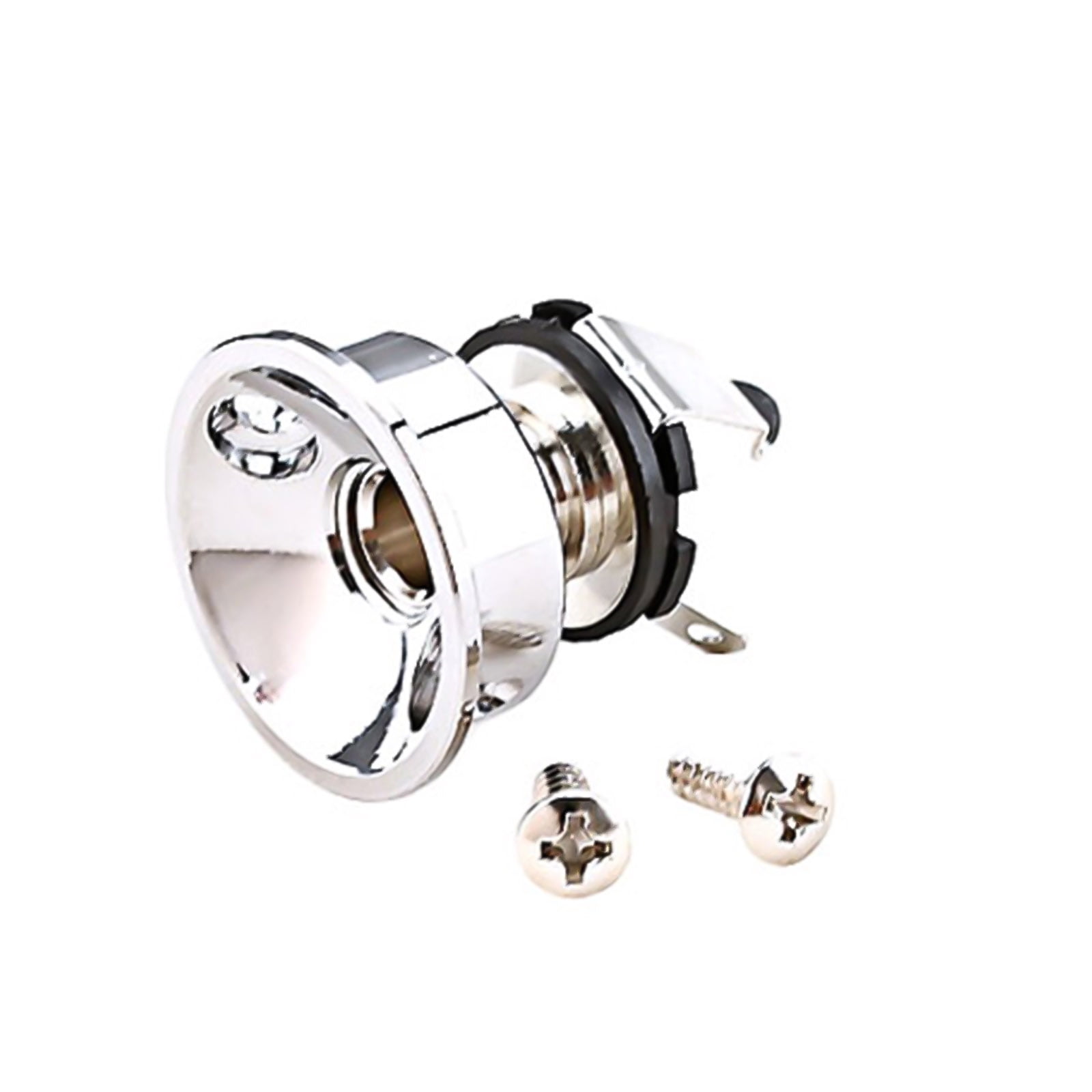 6.35mm Plug Metal Socket Jack Plate Holder For Telecaster TL Electric ...