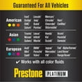 Prestone Platinum Universal Antifreeze+Coolant for Engine, 15yr/350k Mi ...