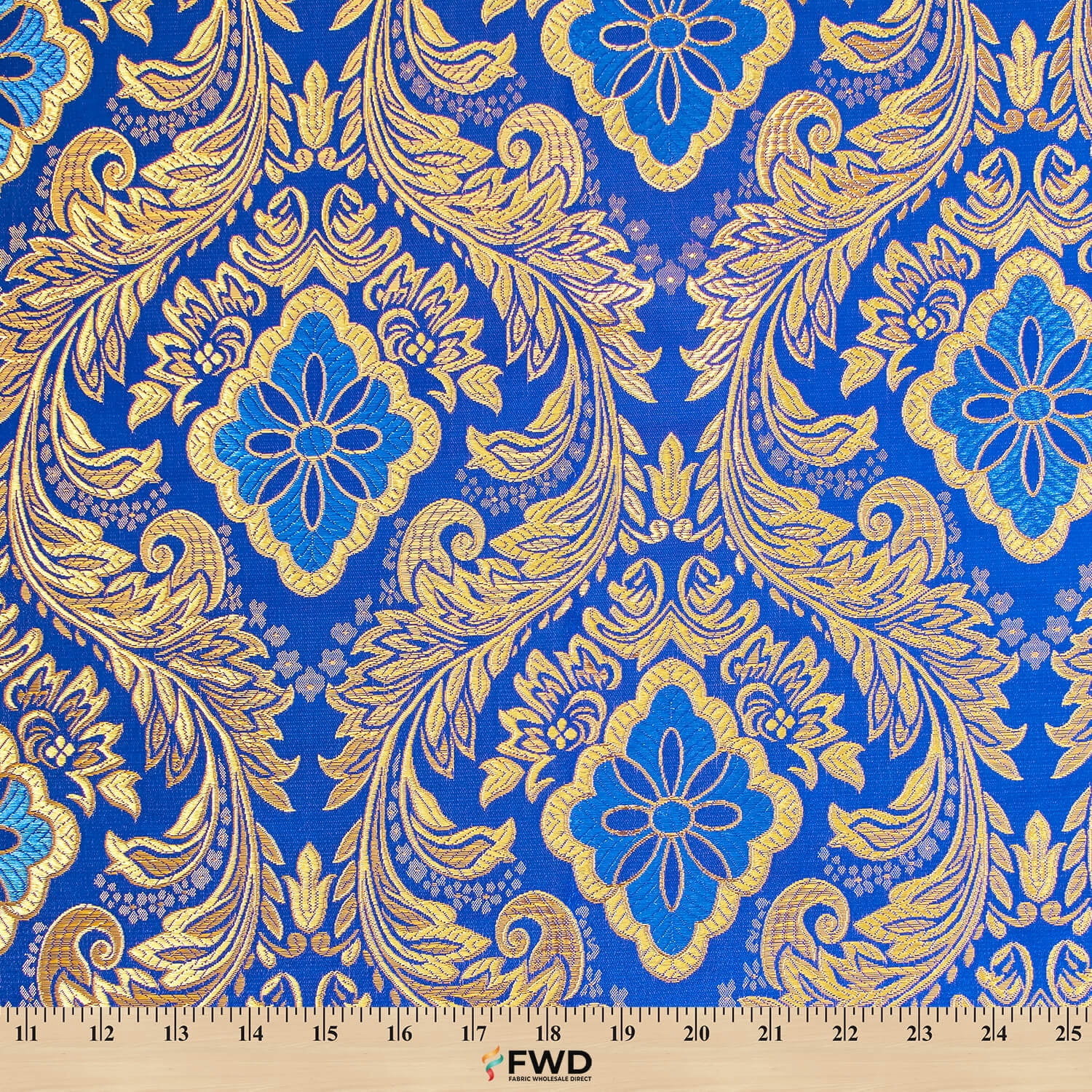 Blue Brocade Pattern