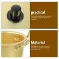Gymnture Korean Ramen Pot Cookware with Lid and Utensils 14CM Golden ...