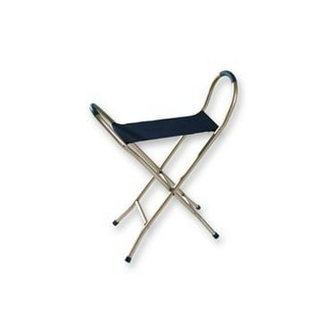 Essential Medical Supply Endurance 4 Leg Folding Seat Cane - Walmart.com
