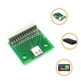 USB 3.1 Type C Female Test Board With 24P Connector Pin Header For ...