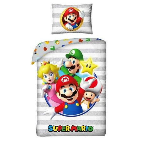 Super Mario Group Shot Duvet Cover Set | Walmart Canada