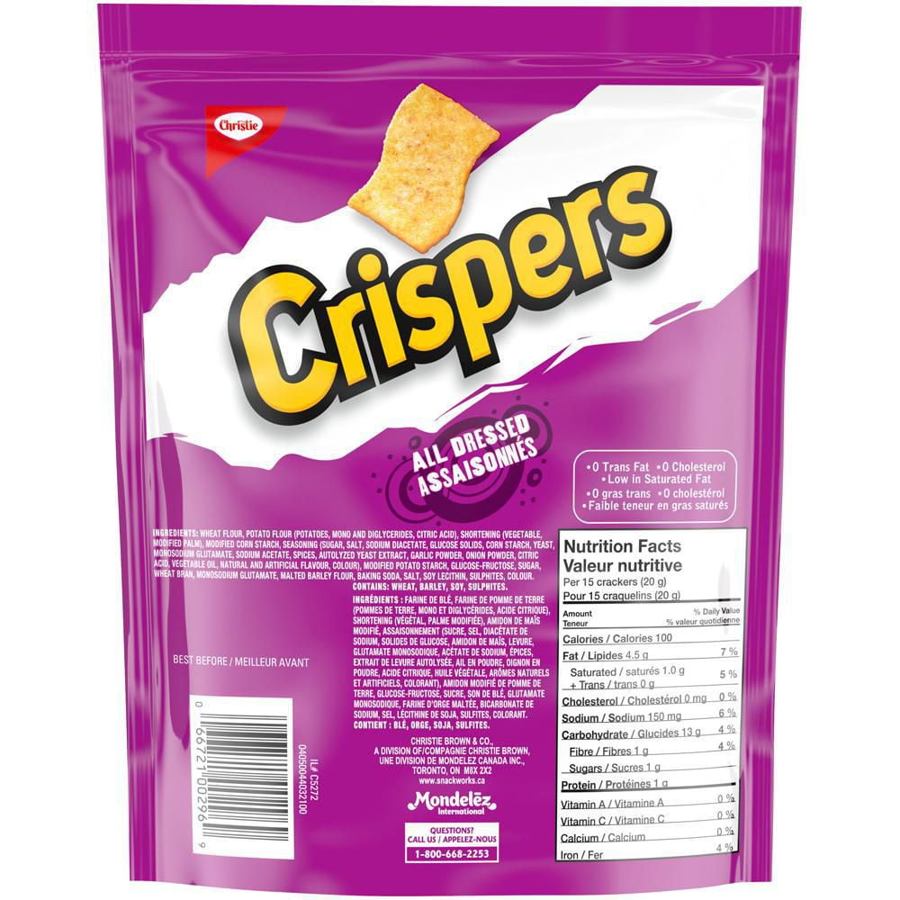 Crispers Nutrition Facts | Besto Blog