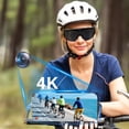 4K HD Camera Glasses, 64GB Card Included, Smart Action Video Glasses ...