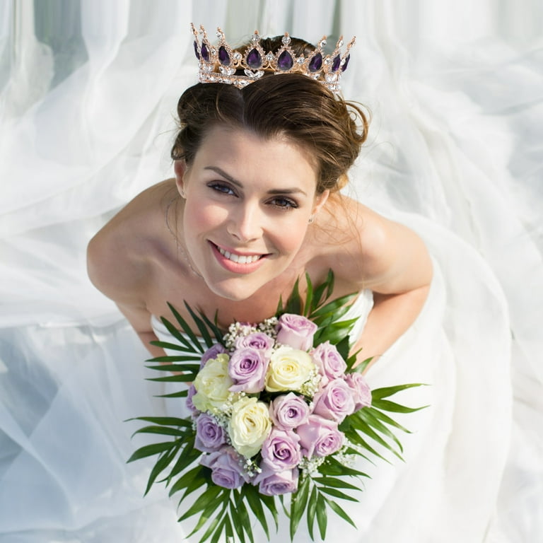 Purple Tiara For Weddings