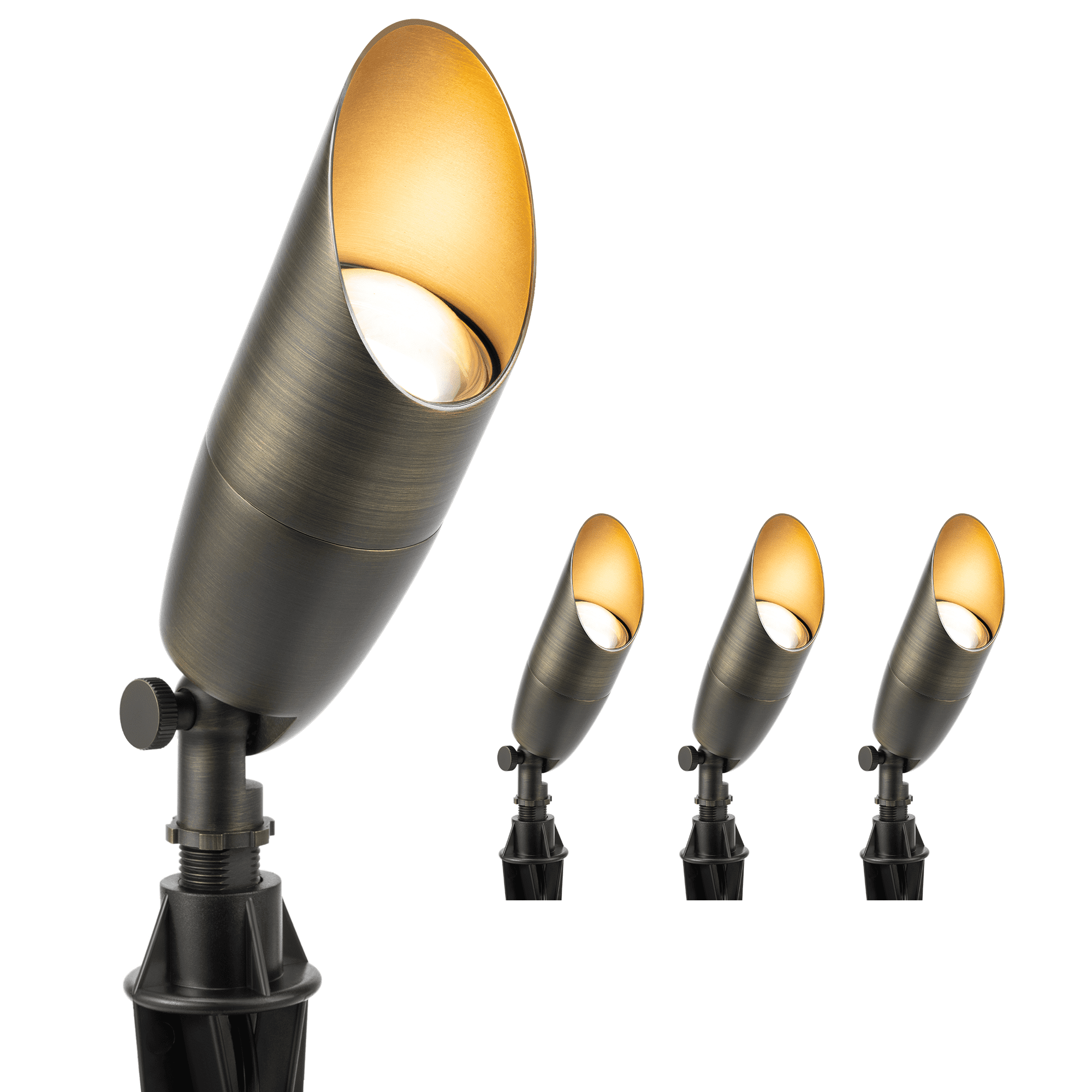 Gardenreet Brass Low Voltage Landscape Spotlights,12V Spot Up Landscape ...