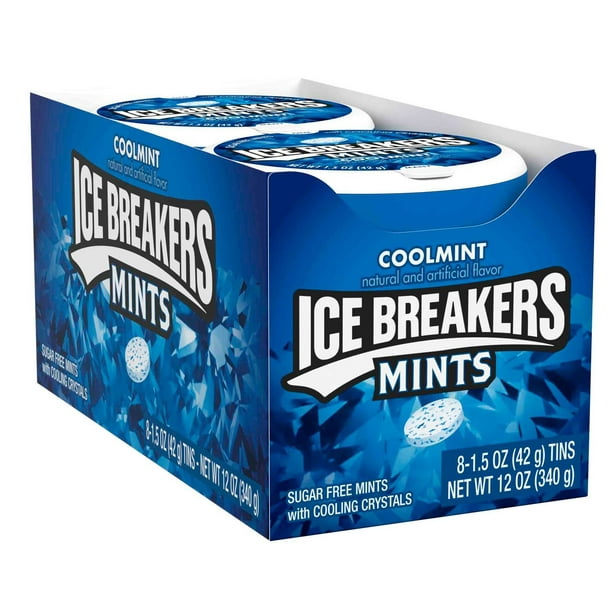 Product of Ice Breaker Sugar Free Cool Mints, 8 pk. - Walmart.com ...