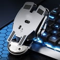 Justhard Rechargeable Silent Wireless Mouse USB Ergonomics Receiver ...