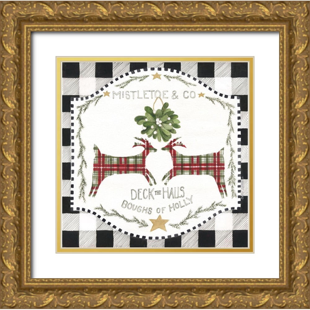 Shamp, Cindy 26x26 Gold Ornate Wood Framed with Double Matting Museum ...