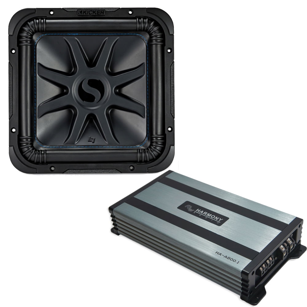 Kicker 44L7S124 Car Audio Solo-Baric 12 Subwoofer Square L7 Dual 4 Ohm ...