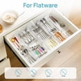 2.36” Drawer Dividers with Expandable Inserts, 12.8"-22.3" Adjustable ...