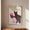 Affixzi Modern Wine Wall Art Print, Kitchen and Bar Decor, Unframed ...