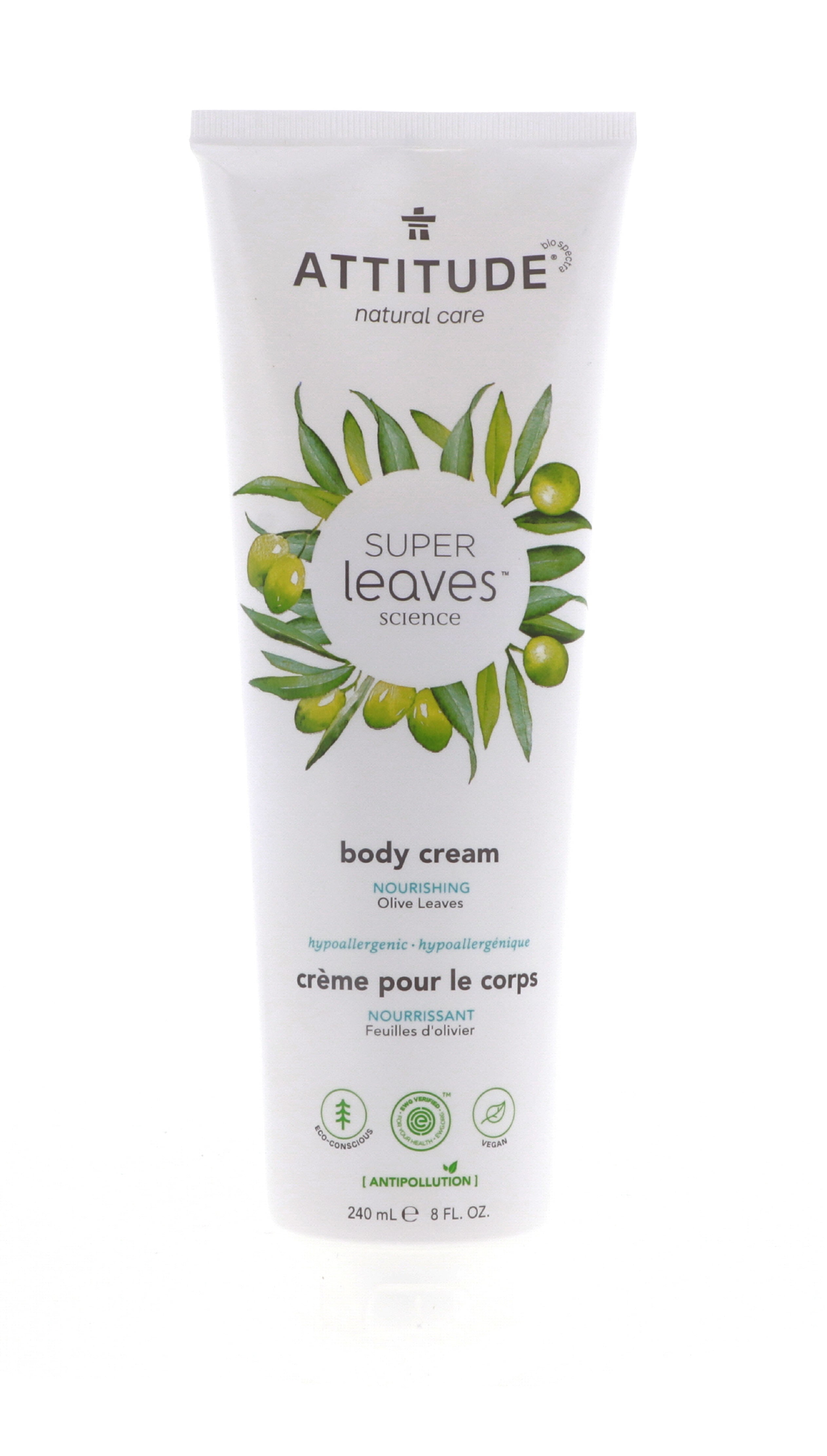 Attitude Super Leaves Nourishing Body Cream, Olive Leaves, 8 oz 2 Pack ...