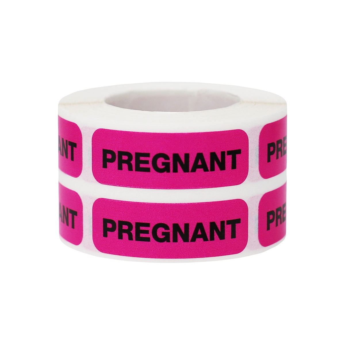 Pregnant Healthcare Files Warning Labels | 0.5 x 1.5″ Rectangle - 500 ...